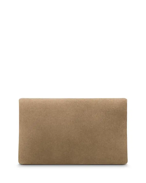 Saint Laurent Cassandre Large Envelope Pouch - Light Cumin