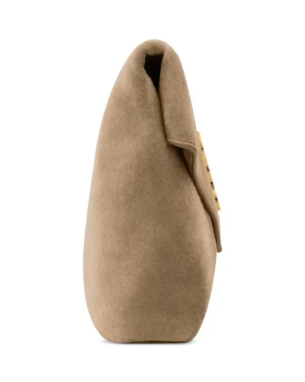 Saint Laurent Cassandre Large Envelope Pouch - Light Cumin