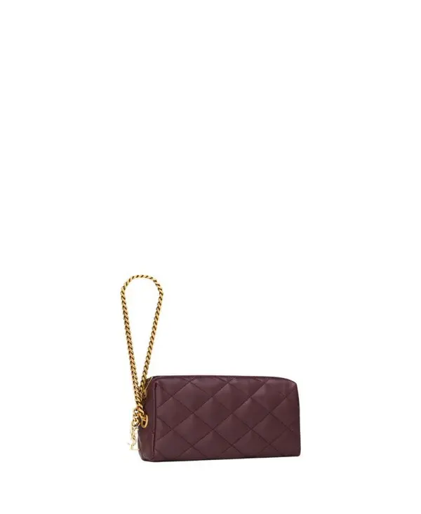 Saint Laurent Cassandre Bijou Pouch - Rouge Cabernet