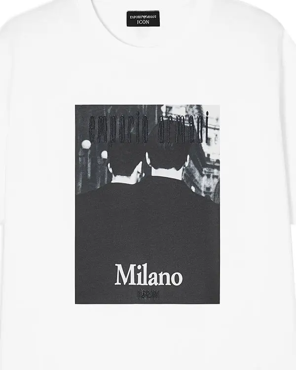 Emporio Armani Milano Graphic Logo T-shirt