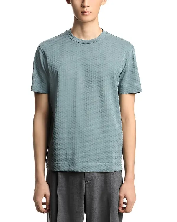Emporio Armani Crewneck T-shirt - Solid Blue