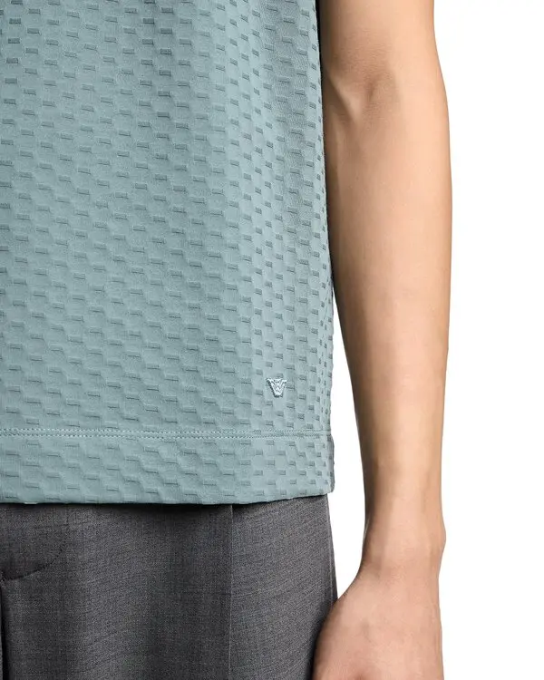 Emporio Armani Crewneck T-shirt - Solid Blue