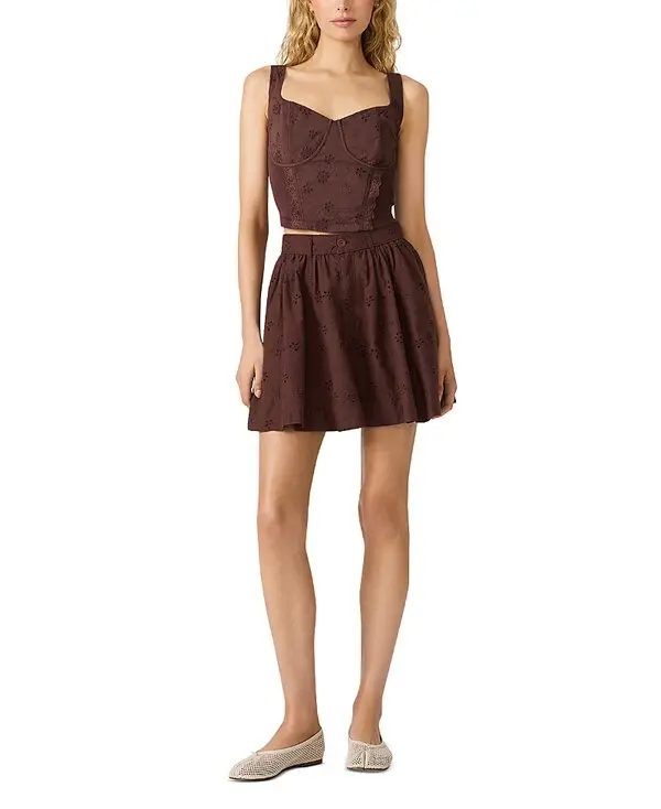 Steve Madden Dixie Knit Top - Walnut