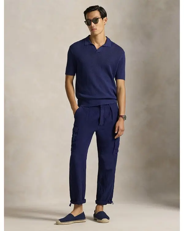 Polo Ralph Lauren Slim Tapered Fit Linen Cargo Pants
