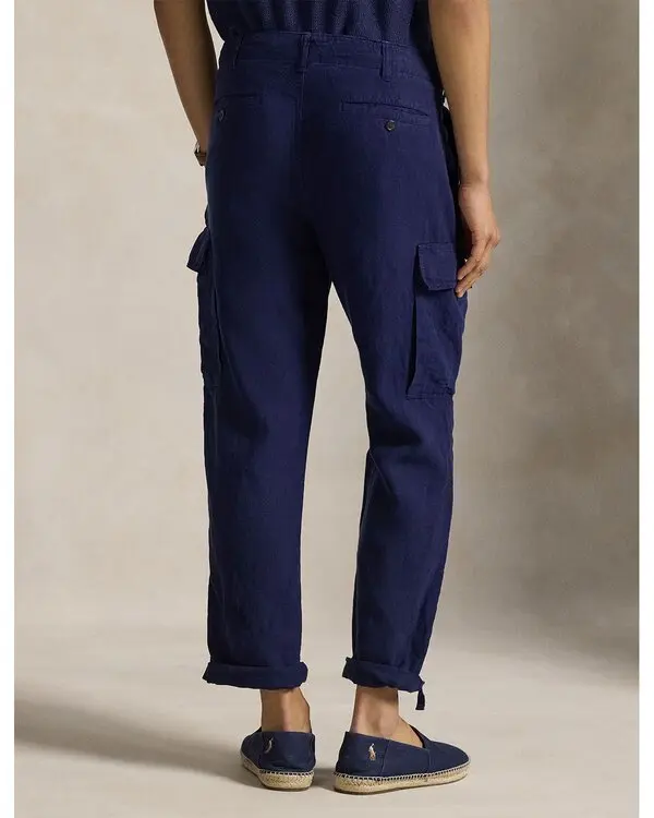 Polo Ralph Lauren Slim Tapered Fit Linen Cargo Pants