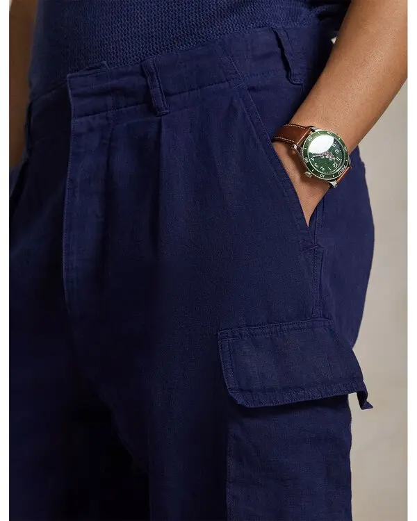 Polo Ralph Lauren Slim Tapered Fit Linen Cargo Pants
