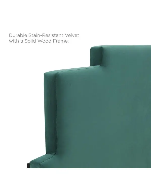 MODWAY Kasia Performance Velvet Headboard