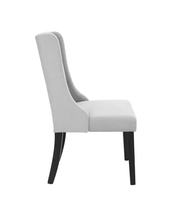 MODWAY Renew Parsons Performance Velvet Dining Side Chairs, Set Of 2