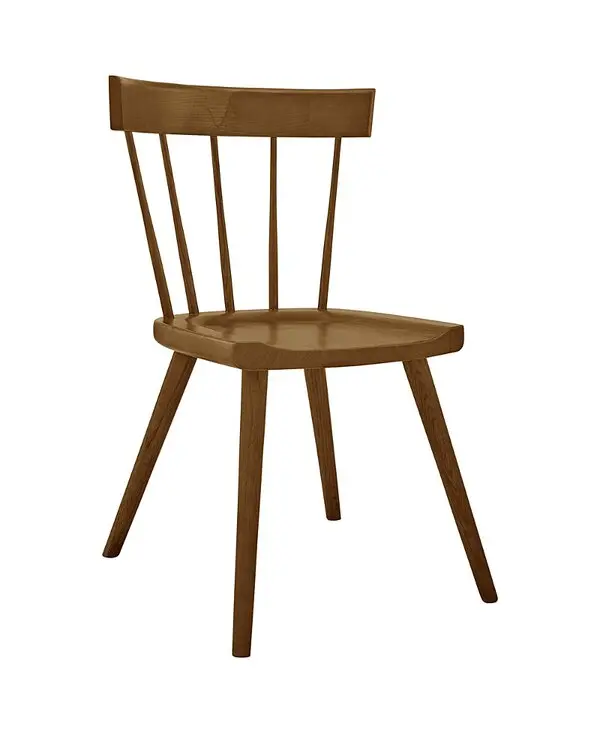 MODWAY Sutter Wood Dining Side Chair - Walnut