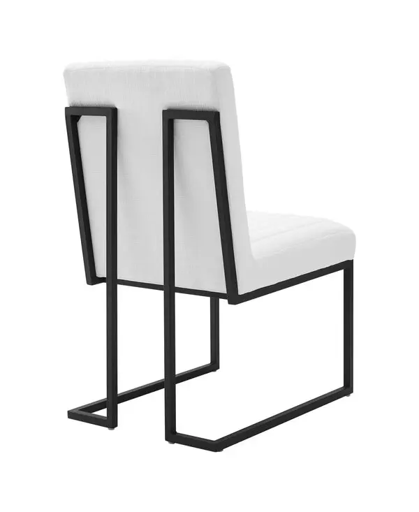 MODWAY Indulge Channel Tufted Fabric Dining Chair