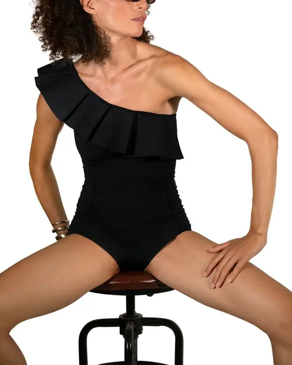 MAIO PARIS Orsay One-shoulder One-piece Swimsuit