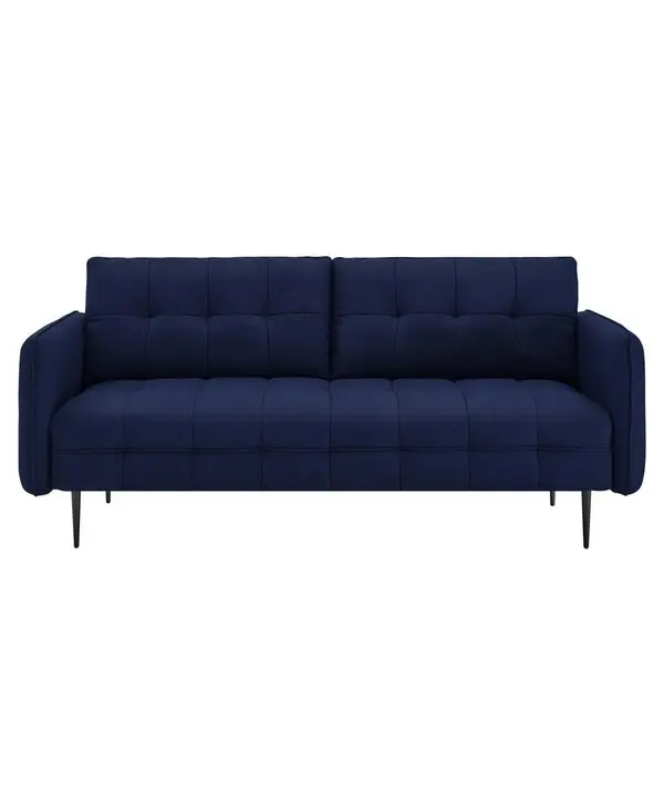 MODWAY Cameron Tufted Fabric Sofa - Royal Blue