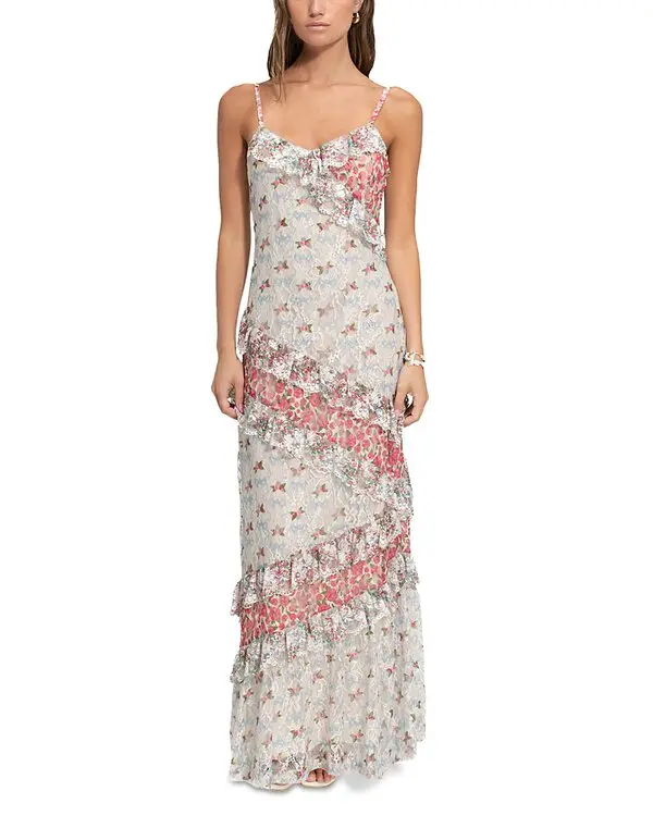 Agua Bendita Alana Cherish Ruffled Dress - Multi
