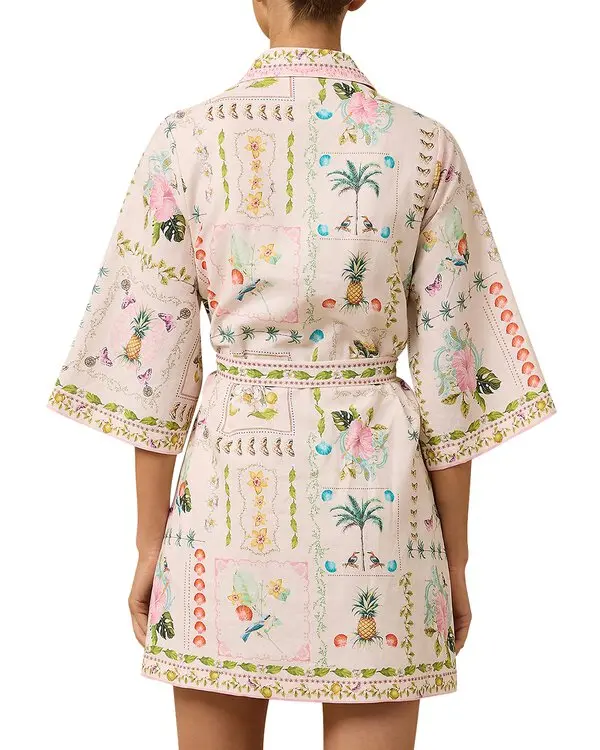 MONTE & LOU Linen Shirt Dress