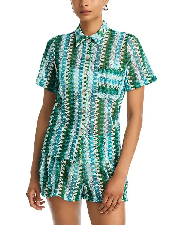 PALMACEA Maya Shirt Swim Cover-up - Multicolor