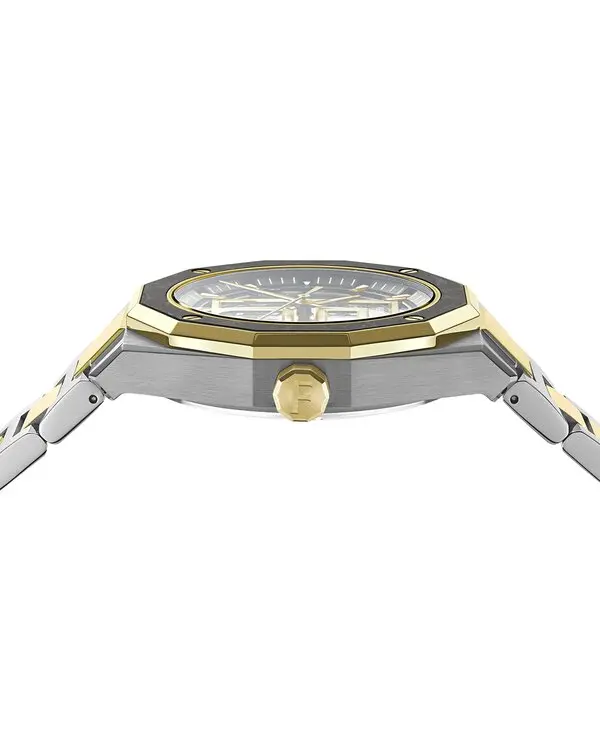FERRAGAMO Edge Skeleton Automatic Watch, 42mm