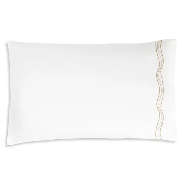Frette Silent Embroidery Sheet Set, King Exclusive - Milk/sand