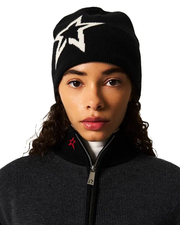 Perfect Moment Star Logo Beanie - Jet Black