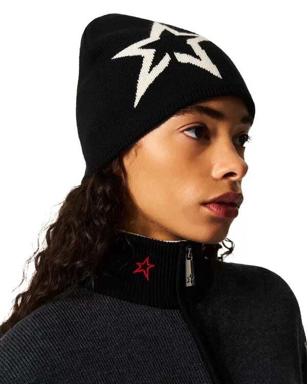 Perfect Moment Star Logo Beanie - Jet Black