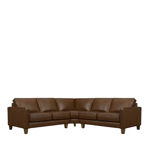 VIOLINO Artie Three Piece Leather Sectional