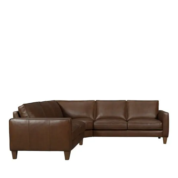 VIOLINO Artie Three Piece Leather Sectional