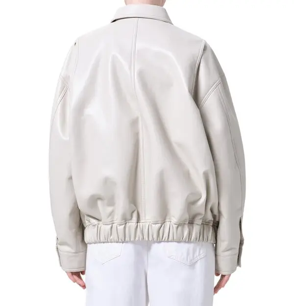 AGOLDE Aston Leather Bomber - Buff