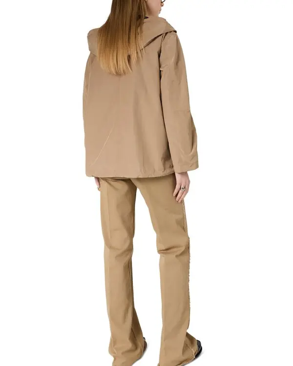 Gerard Darel Jordane Reversible Hooded Jacket - Navy