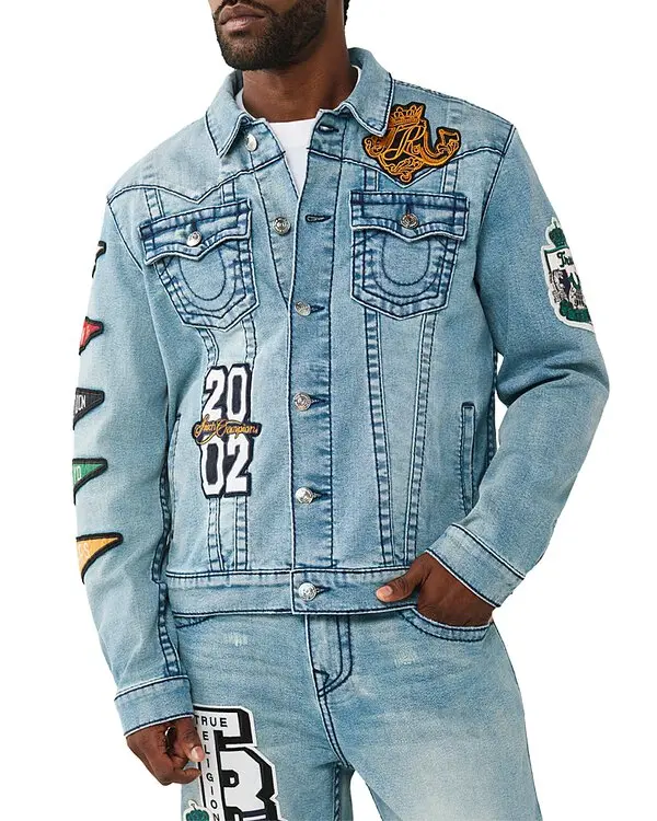 True Religion Varsity Jimmy Patch Jacket