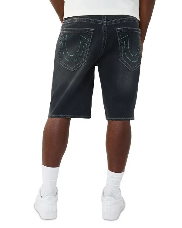True Religion Bobby Baggy Fit Shorts - Smog Overdye