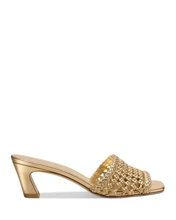 STUART WEITZMAN Marina 50 Sandals - Golden