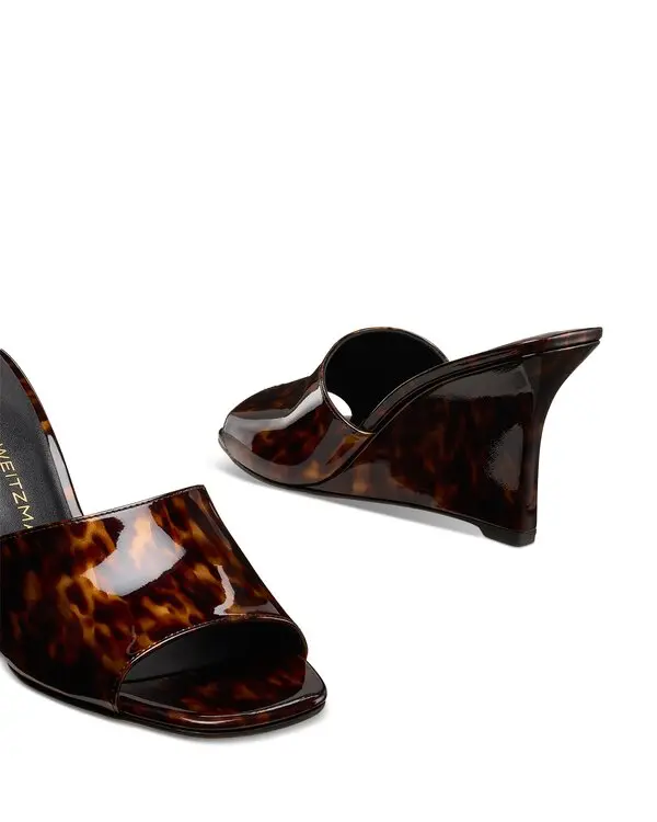 STUART WEITZMAN Vini 85 Wedge Slides - Classic