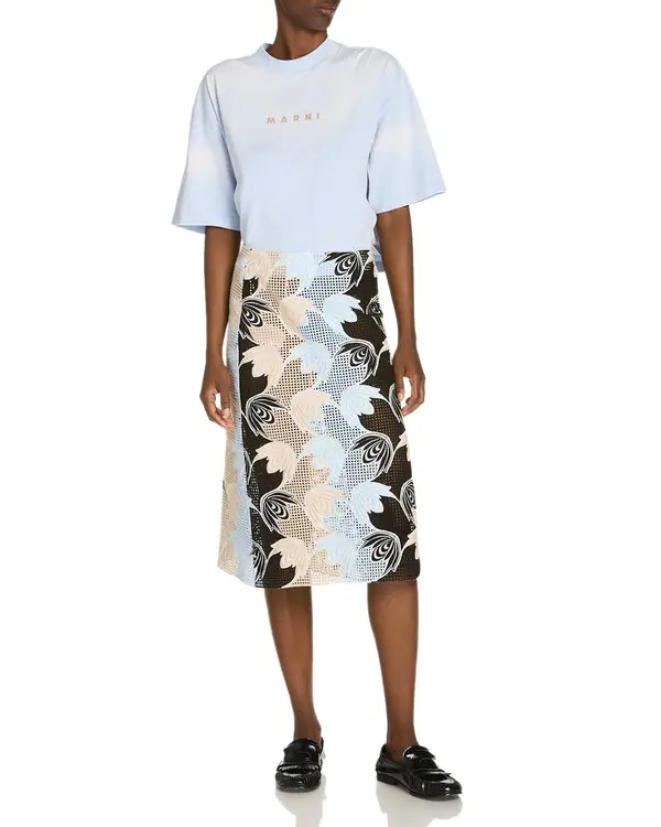Marni Open Work Macrame Skirt