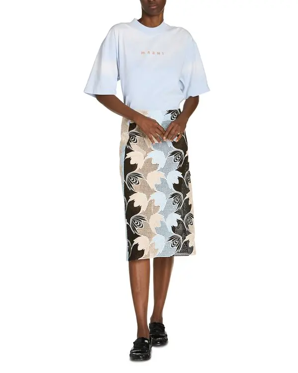 Marni Open Work Macrame Skirt