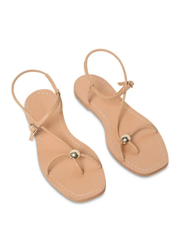 LOEFFLER RANDALL Leather Thong Sandals