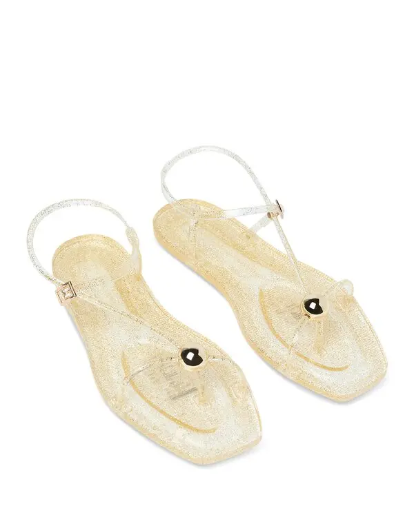 LOEFFLER RANDALL Glitter Thong Sandals