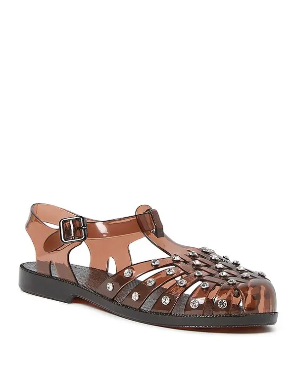 LOEFFLER RANDALL Rhinestone Embellished Fisherman Sandals