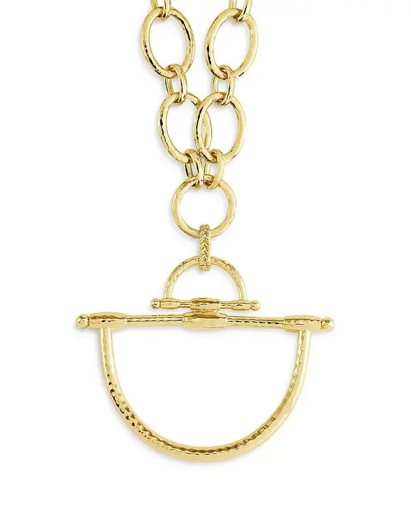 ANABEL ARAM Cheval D Ring Pendant - Gold