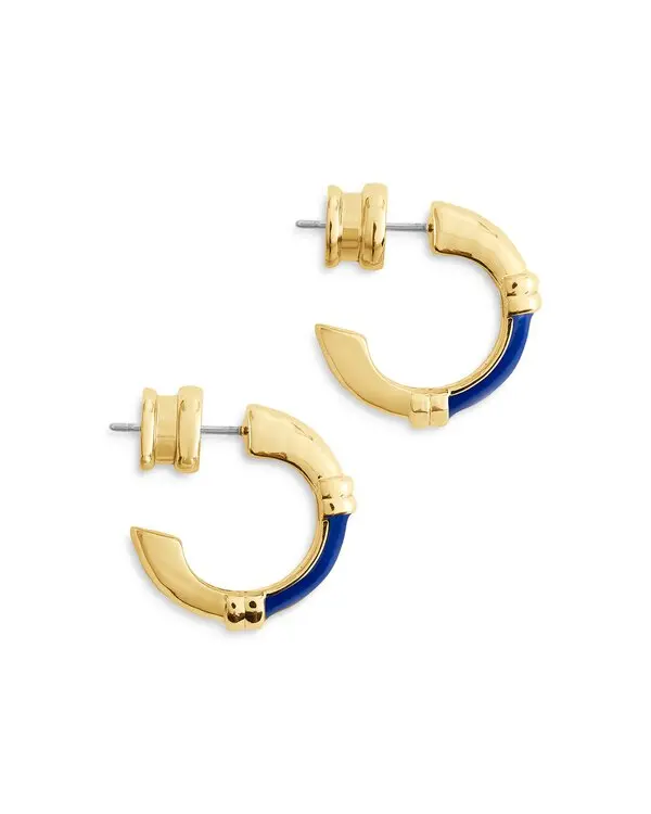 ANABEL ARAM Forza Huggie Hoop Earrings - Lapis
