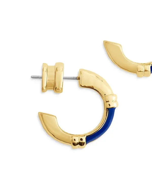 ANABEL ARAM Forza Huggie Hoop Earrings - Lapis