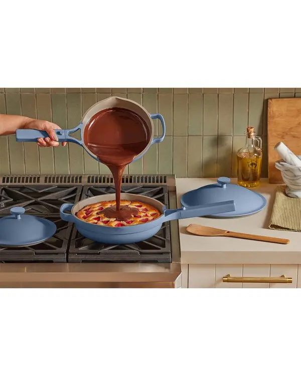 OUR PLACE 4 Pan Cookware Set - Blue Salt