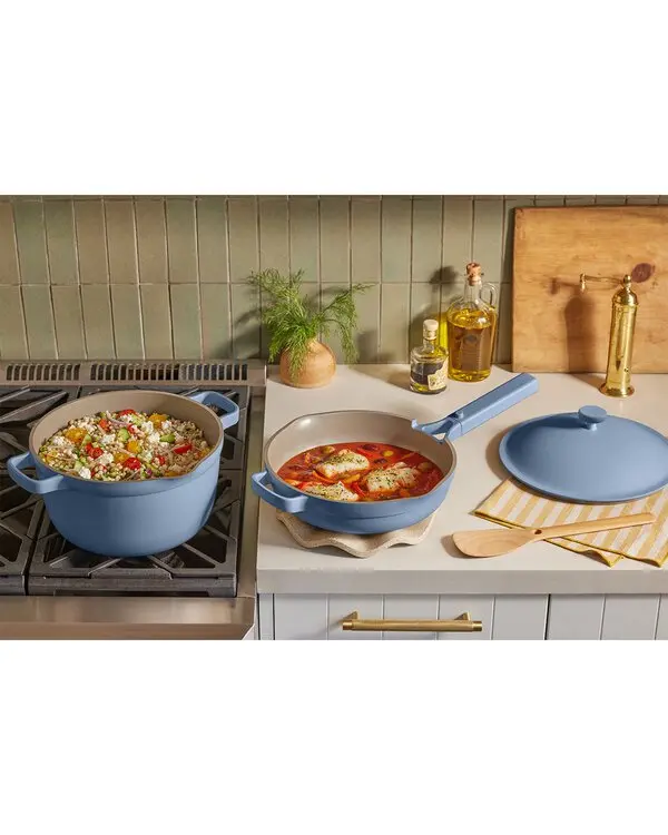 OUR PLACE 4 Pan Cookware Set - Blue Salt