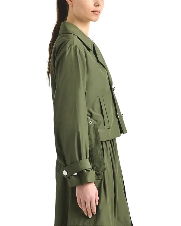 Derek Lam 10 Crosby Renata Cropped Jacket - Fatigue