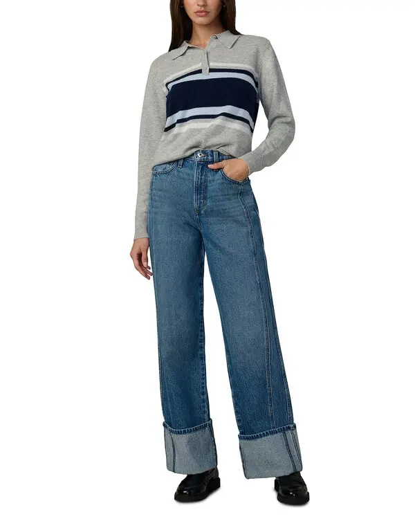 Joe's Jeans Long Sleeve Cashmere Polo