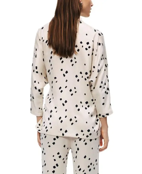 NOCTURNE Printed Wrap Jacket
