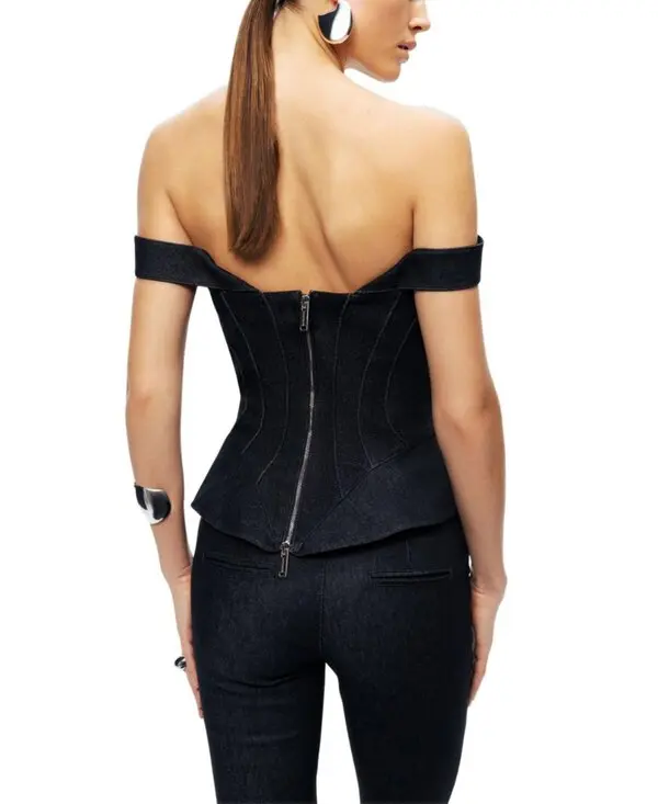 NOCTURNE Off-shoulder Sculpted Bustier