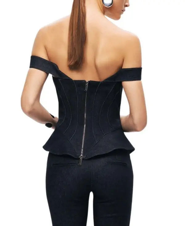 NOCTURNE Off-shoulder Sculpted Bustier