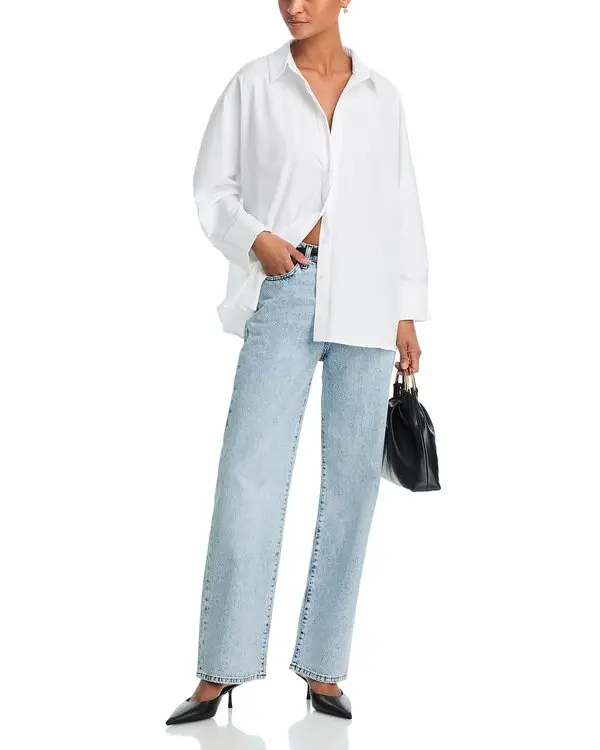 Tove Sofie Relaxed Straight Leg Jeans - Blue