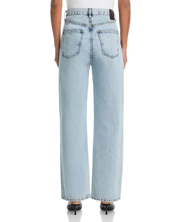 Tove Sofie Relaxed Straight Leg Jeans - Blue
