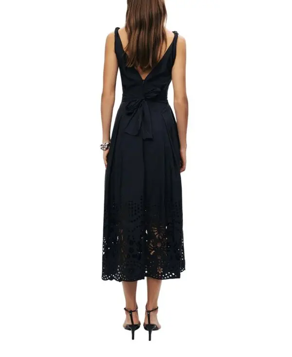 midi dress with flower design nocturne Claudia Dress Nocturne