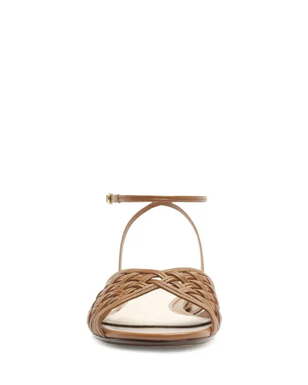 ALEXANDRE BIRMAN Lillian Leather Flat Sandals